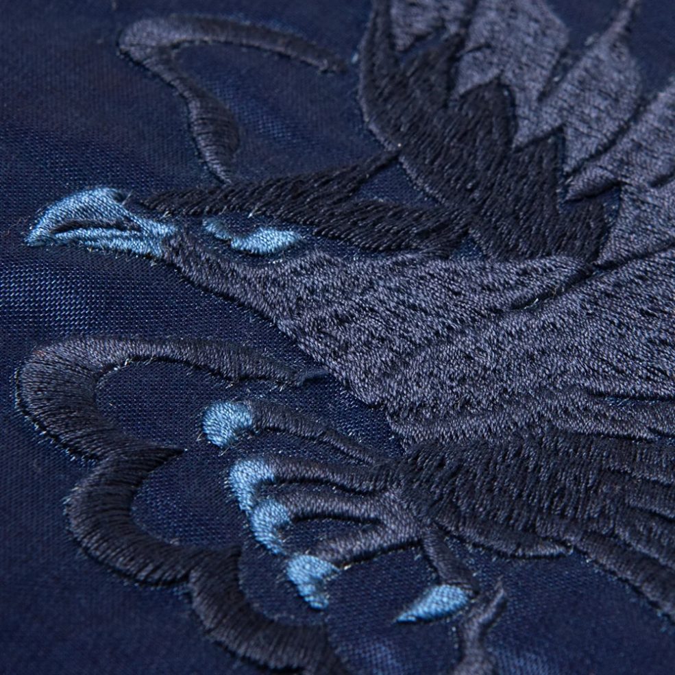 Studio D'Artisan 4622 Indigo Dyed Sukajan Jacket - Pinkomo